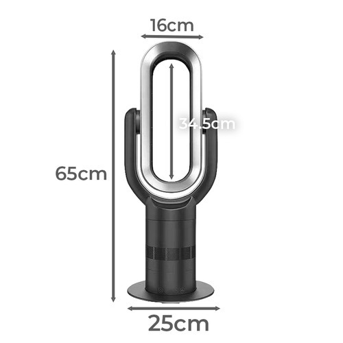 Expert Homewares Bladeless Cool Heat Fan with Remote Control Temple Webster